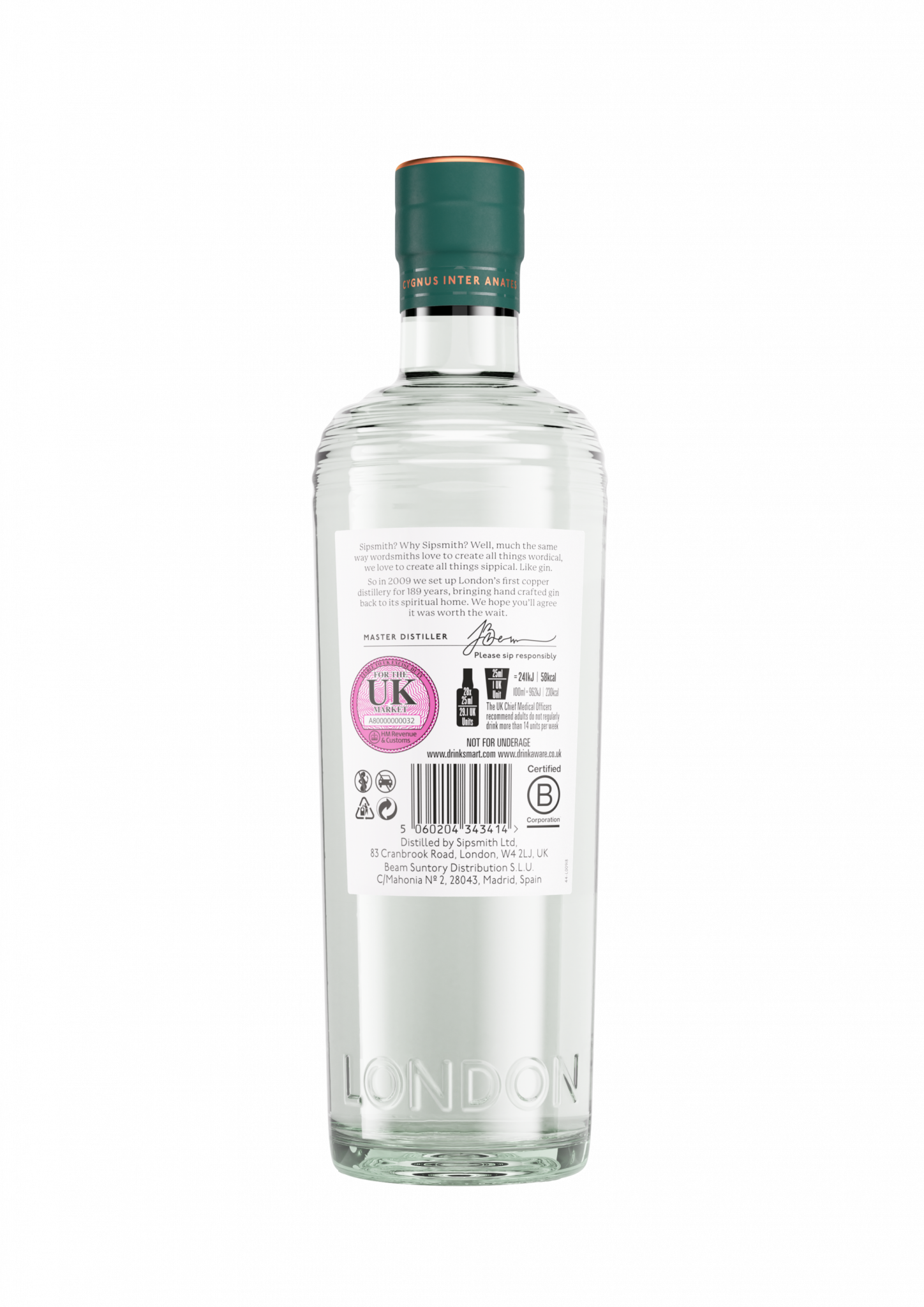 Buy Sipsmith London Dry Gin | The Quintessential London Dry Gin