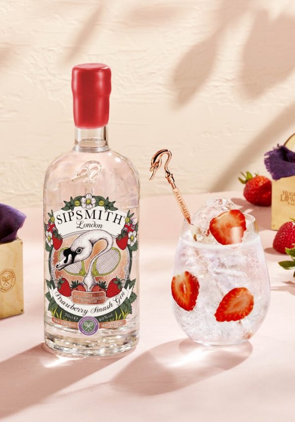 Our Finest Strawberry Smash Gin Cocktails - Sipsmith